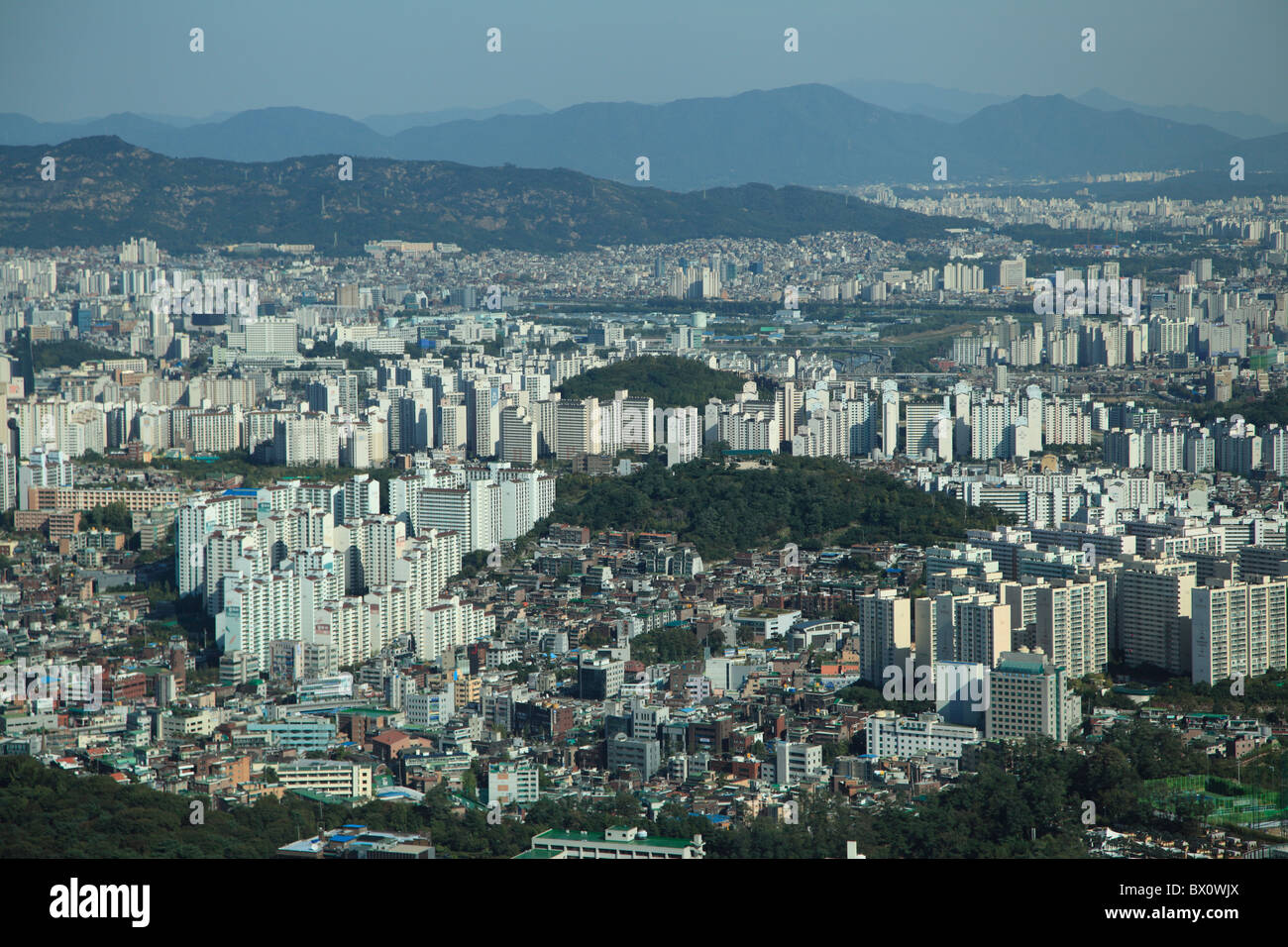 Overview, Cityscape, Seoul, South Korea, Asia Stock Photo - Alamy