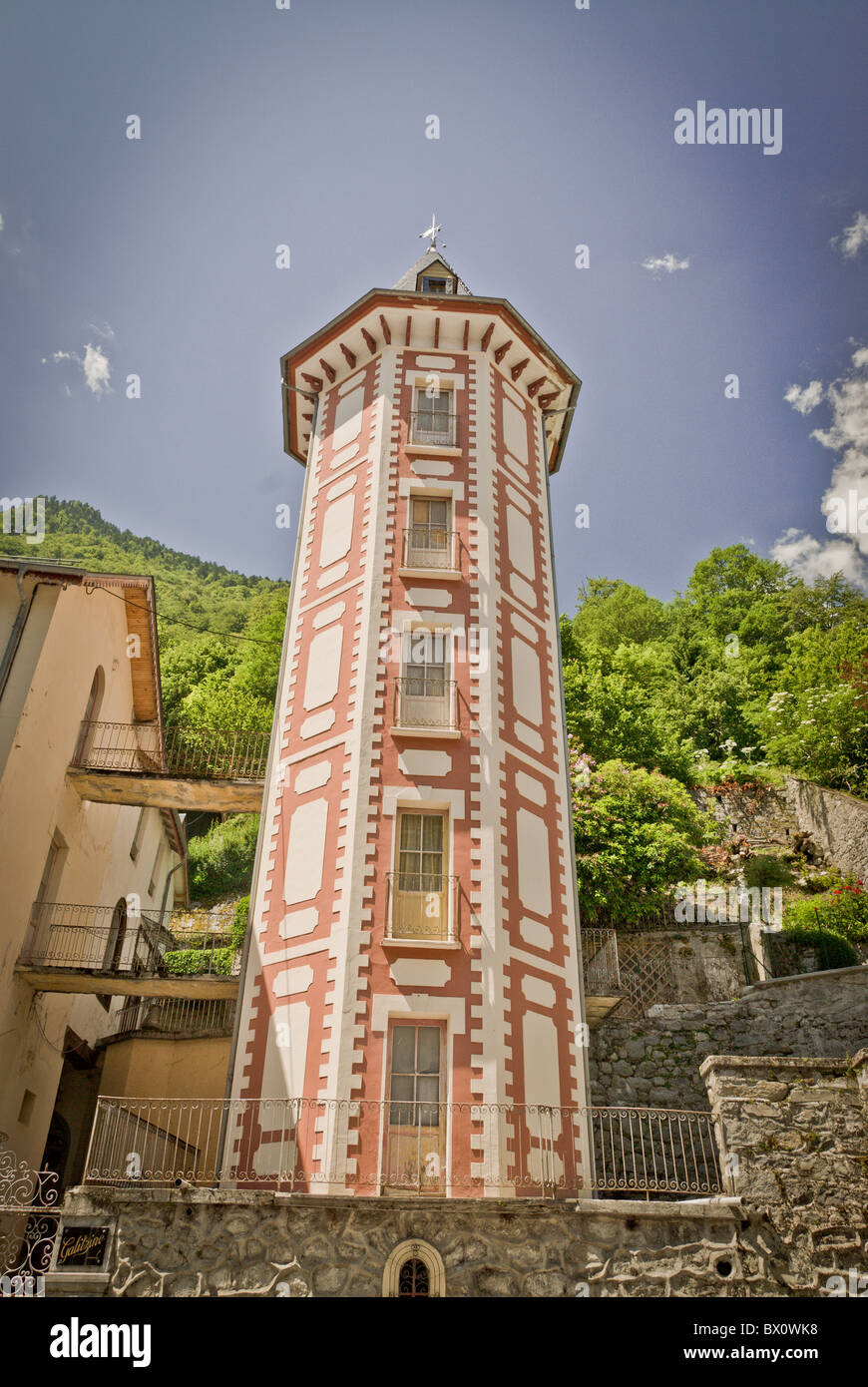Tower house eccentric architecture Stock Photo - Alamy