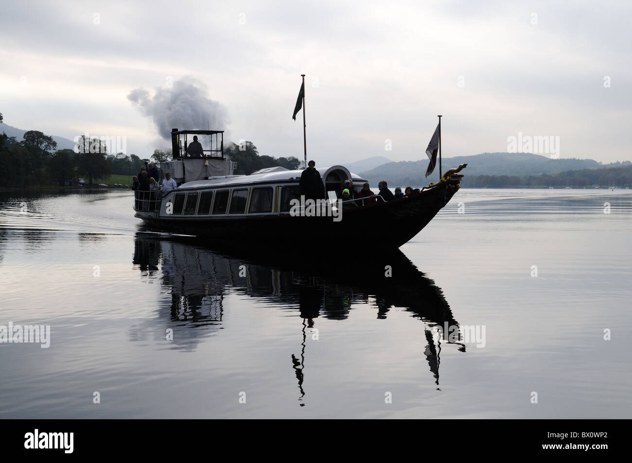 Coniston Water Pleasure Steamer Boat High Resolution Stock Photography ...