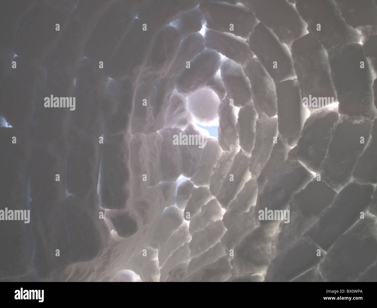 Igloo Roof Viewed from the Inside Stock Photo - Alamy