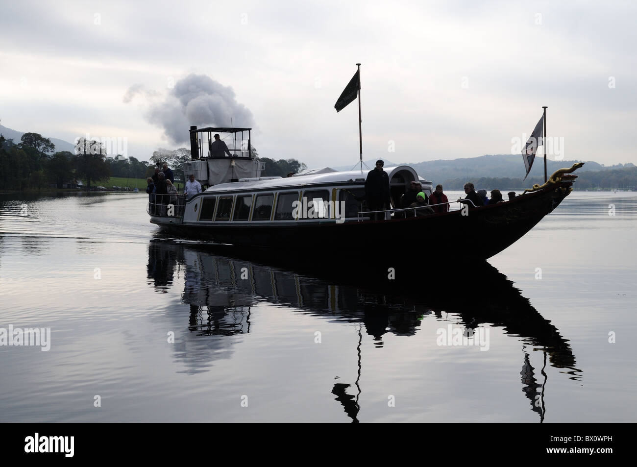 Coniston Water Pleasure Steamer Boat High Resolution Stock Photography ...
