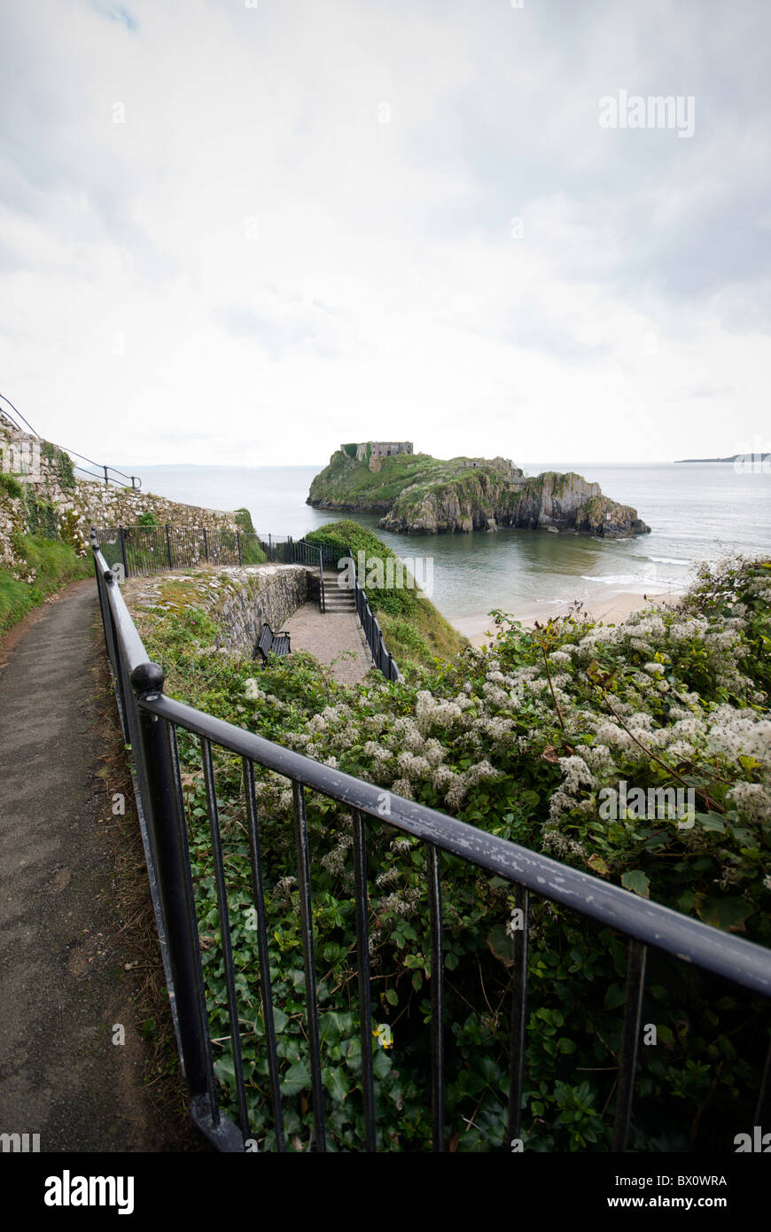 Tenby Pembrokeshire Wales UK Sea Front Esplanade Stock Photo - Alamy