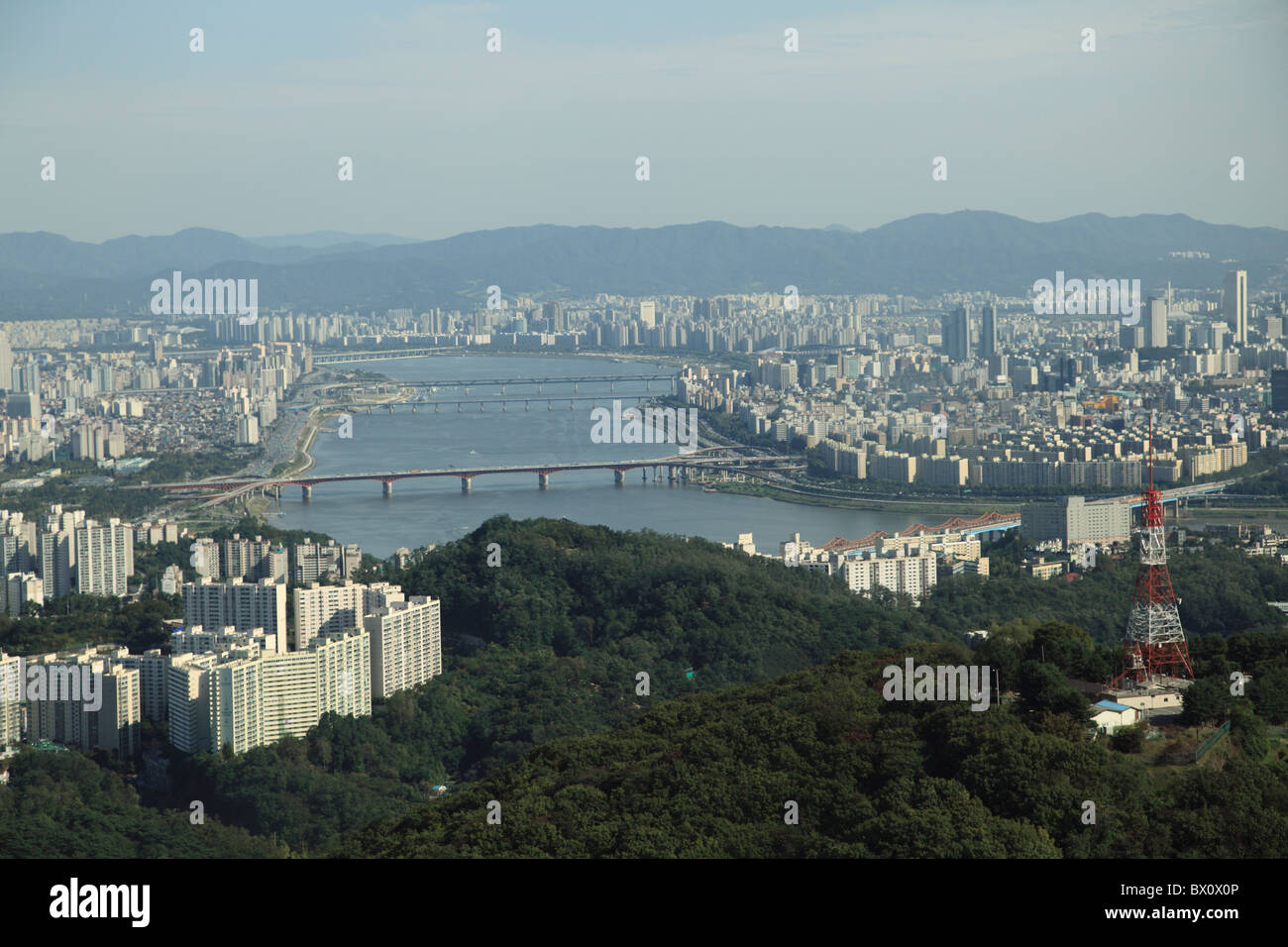 Seoul overview hi-res stock photography and images - Alamy