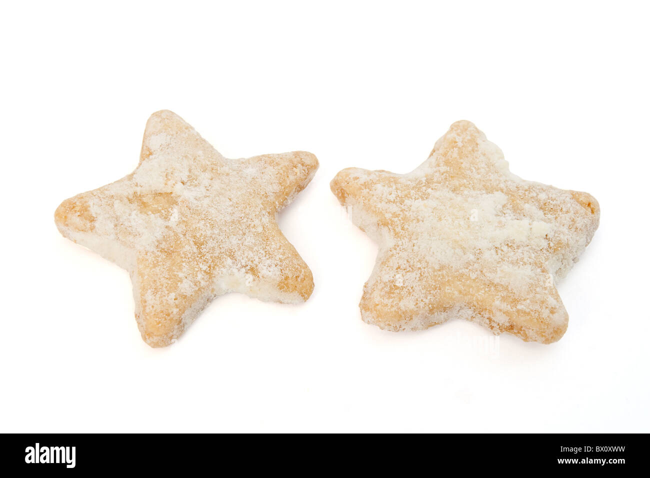 two homemade pastries isolated on white background Stock Photo - Alamy