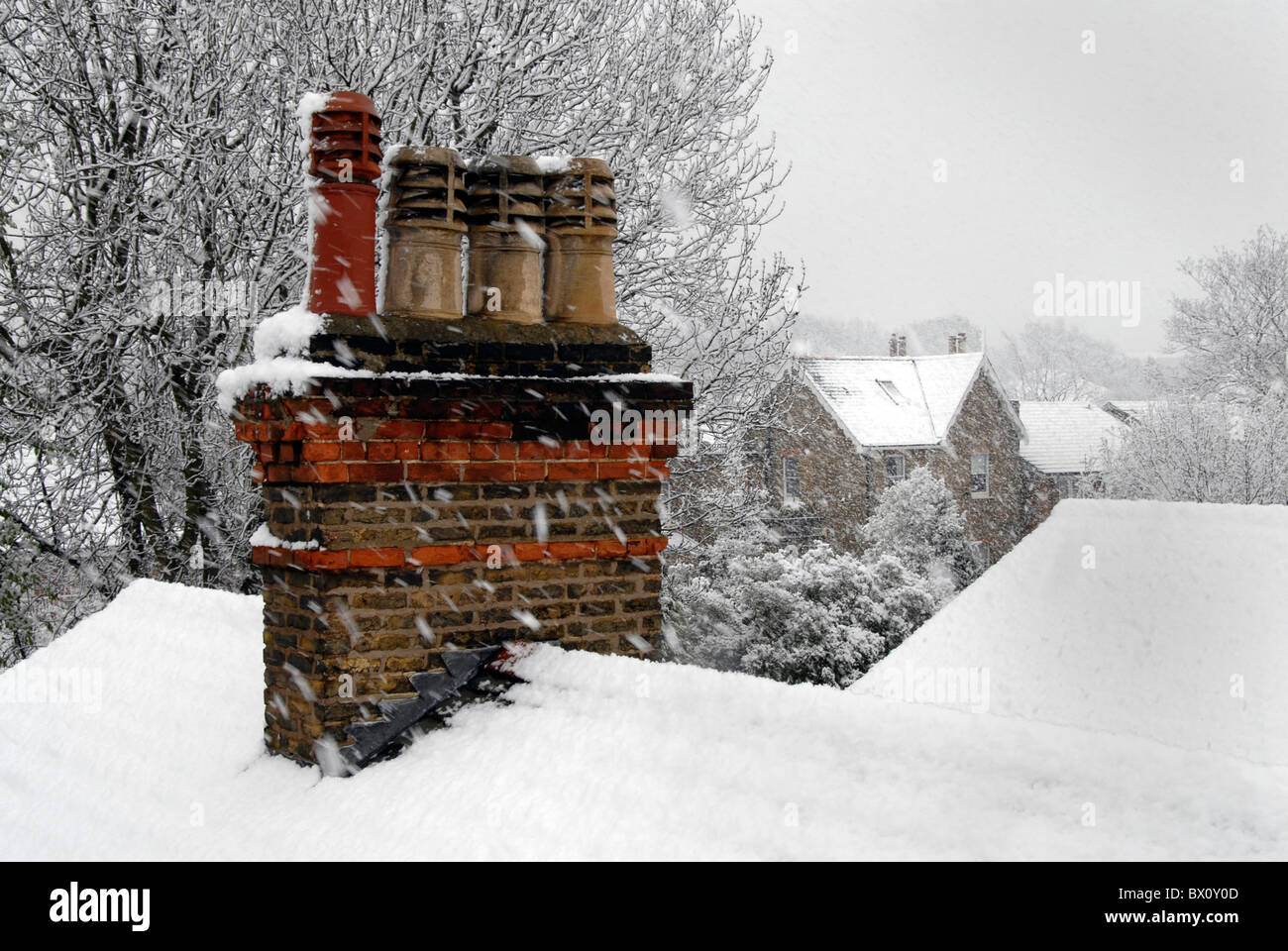 Chimneys England Winter High Resolution Stock Photography and Images ...
