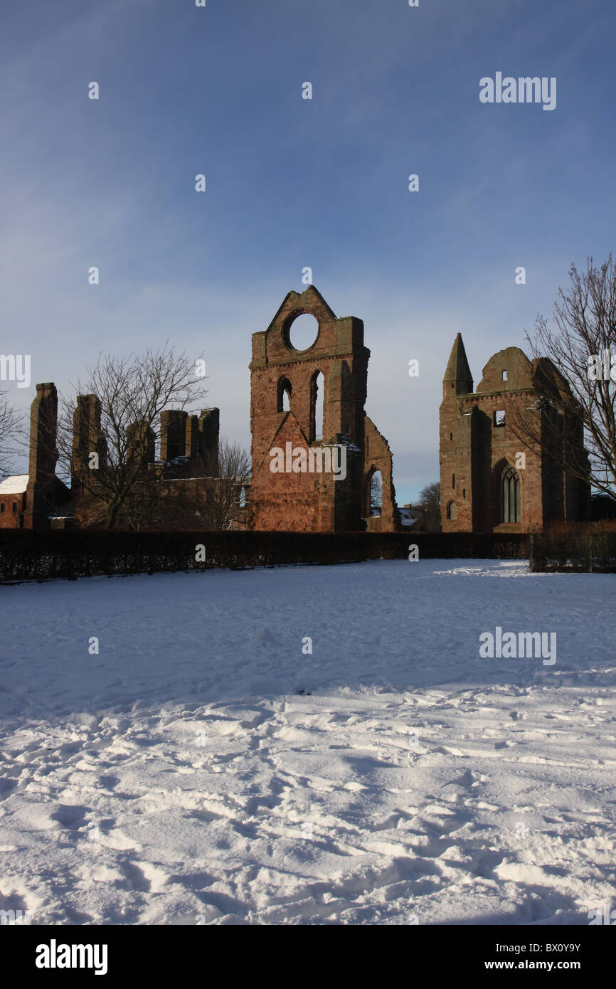 Arbroath abbey winter hi-res stock photography and images - Alamy