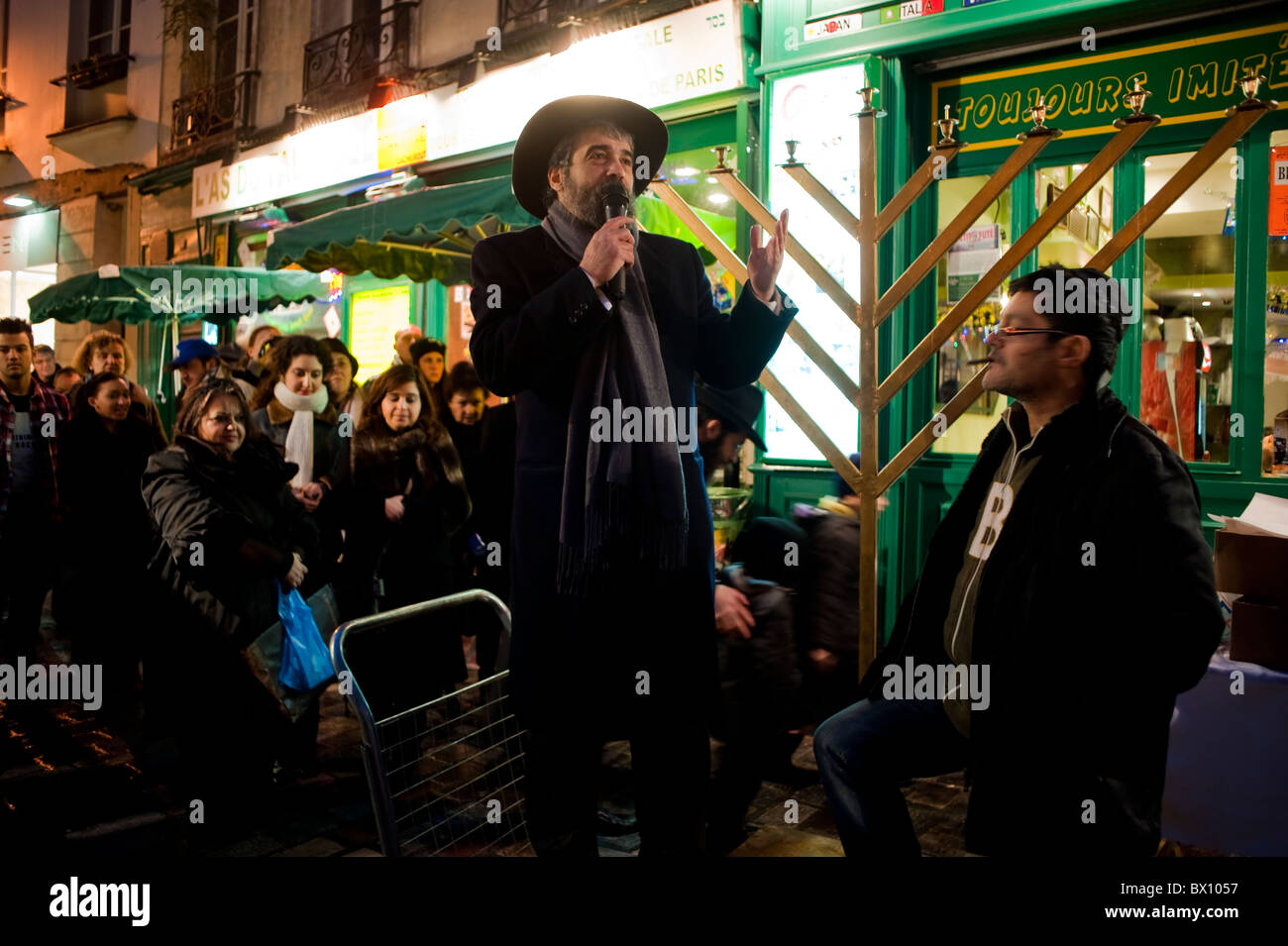 Paris, France, Jewish Rabbis Celebrating Annual Religious Holiday ...