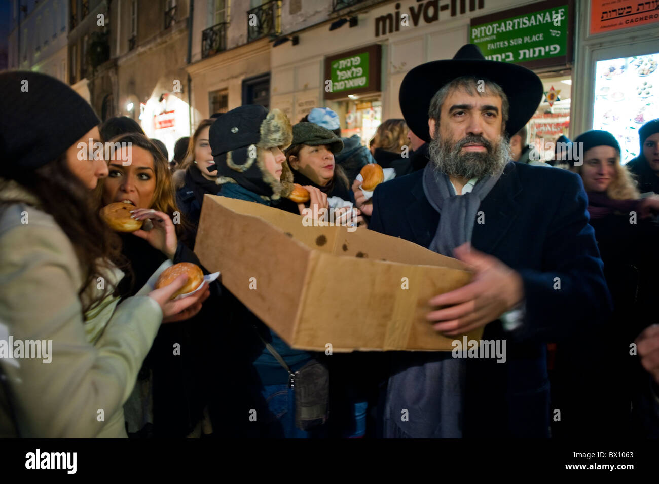 Paris, France, Jewish Rabbis Celebrating Annual Religious Holiday ...