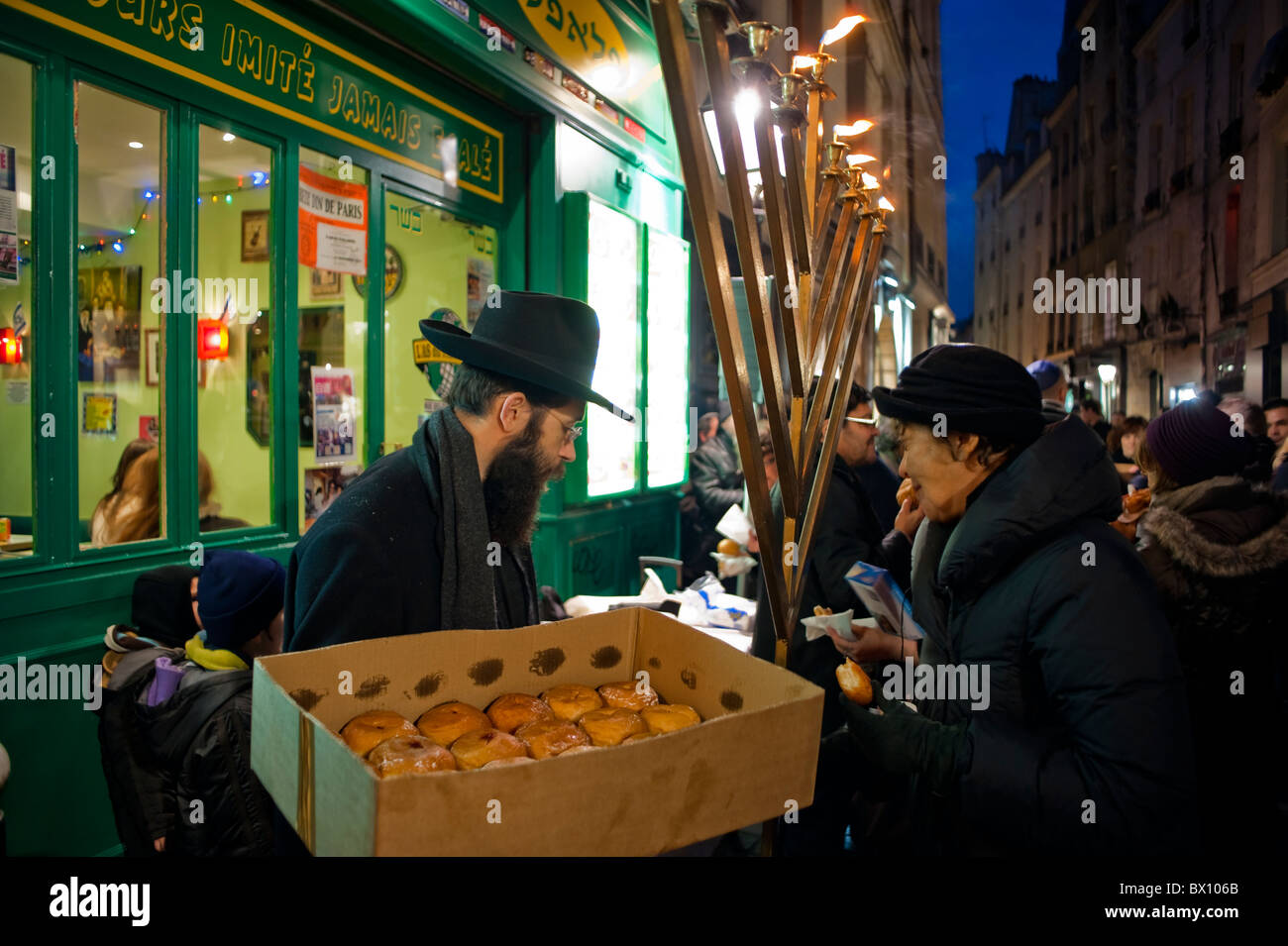 Paris, France, Jewish Rabbis Celebrating Annual Religious Holiday ...