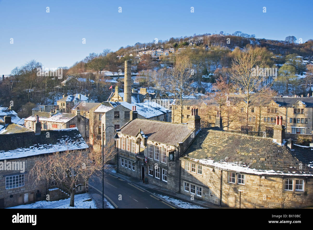 Old town hebden bridge hi-res stock photography and images - Alamy