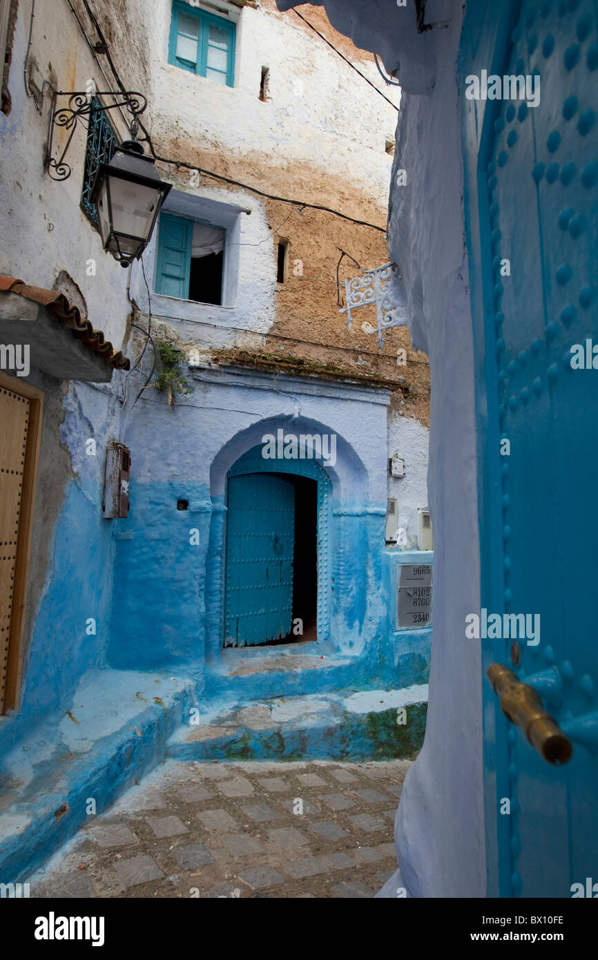 Chefchaouen street hi-res stock photography and images - Alamy