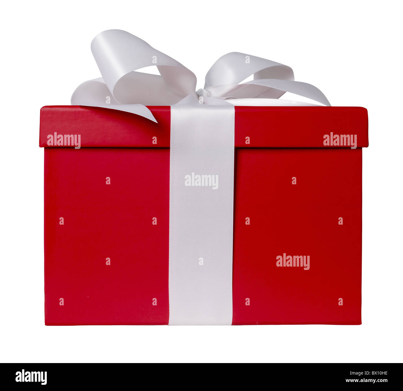 Red festive box Cut Out Stock Images & Pictures - Alamy