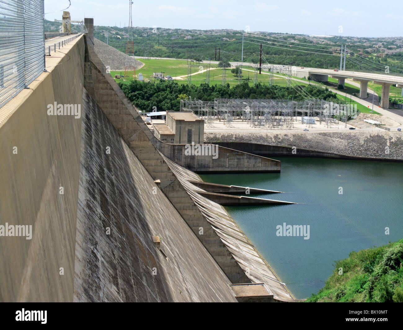 Mansfield Dam Lake Travis, Colorado River Stock Photo - Alamy