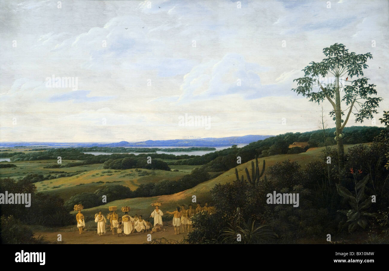 A Brazilian Landscape, 1650, by Frans Post Stock Photo - Alamy