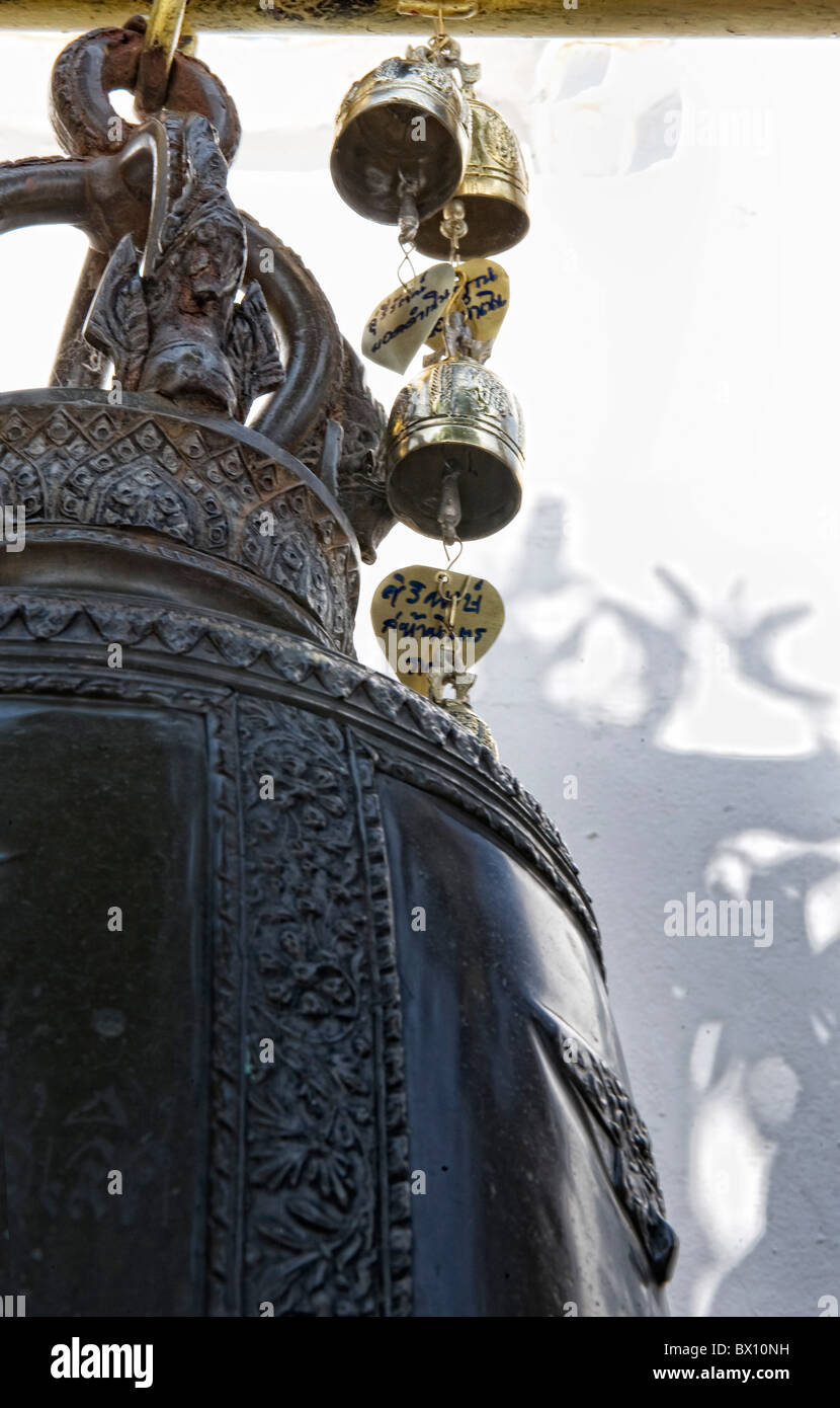 Buddhist temple bells Stock Photo - Alamy