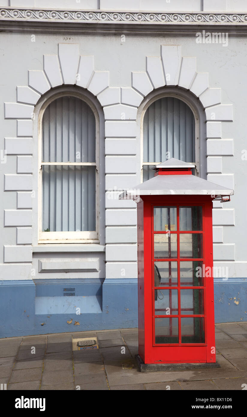 A traditional telephone box in Albany, Western Australia Stock Photo ...