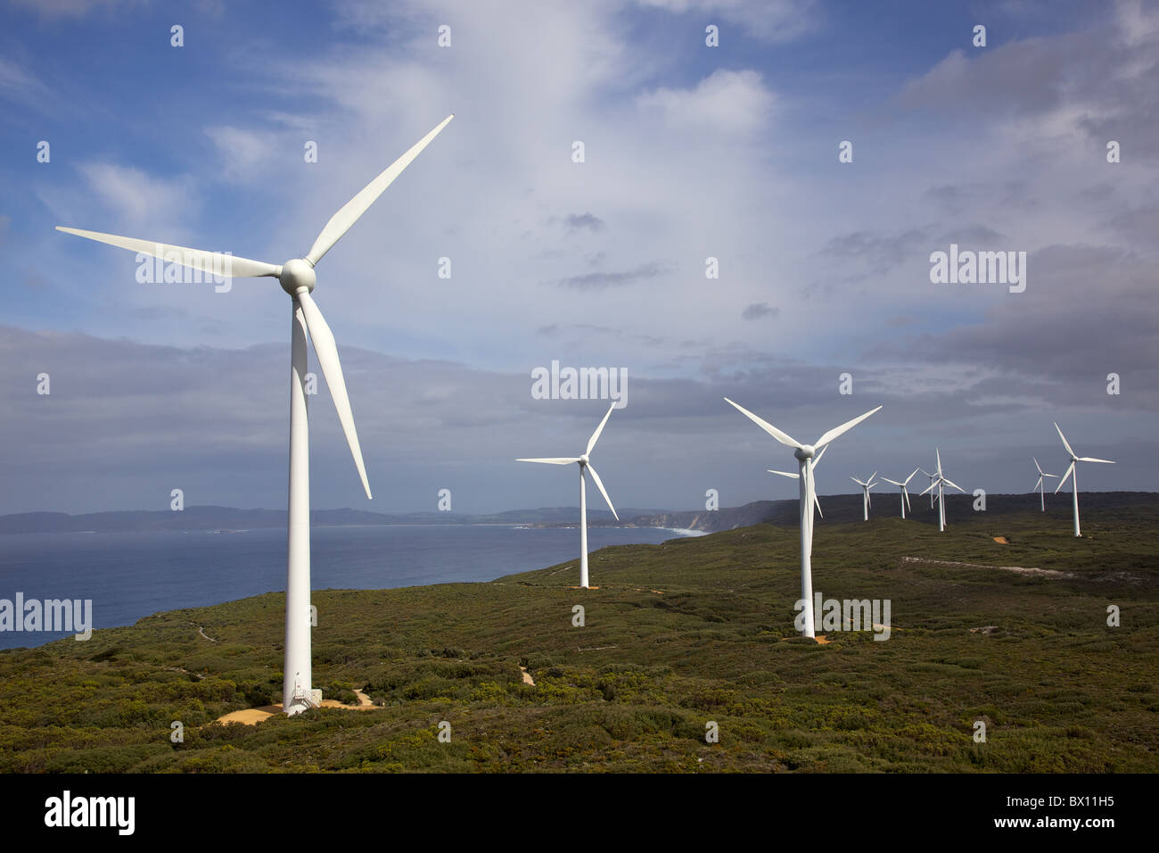 Albany wind farm near town hi-res stock photography and images - Alamy