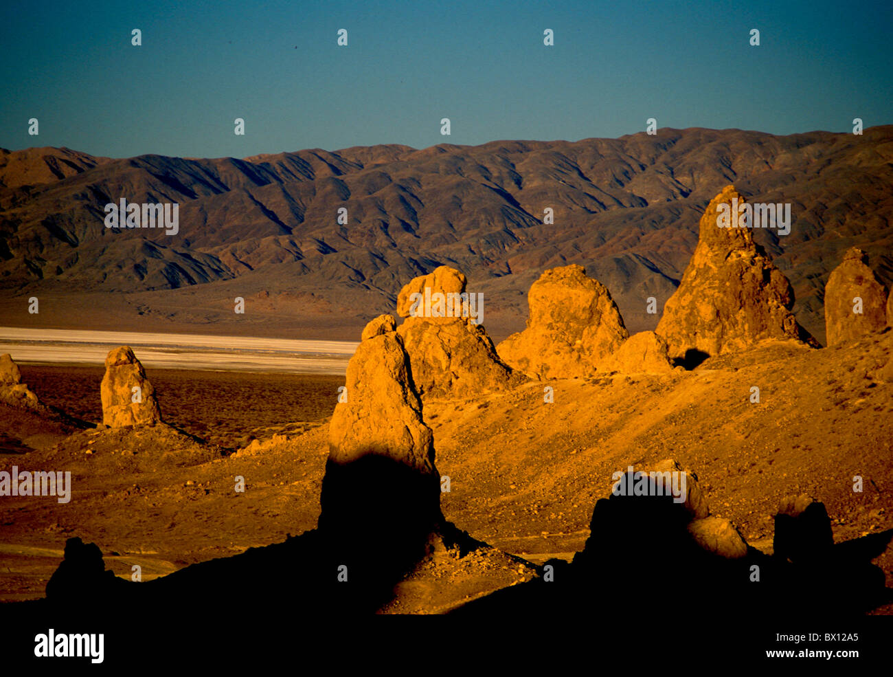Trona Pinnacles National Natural Landmark Stock Photos & Trona ...