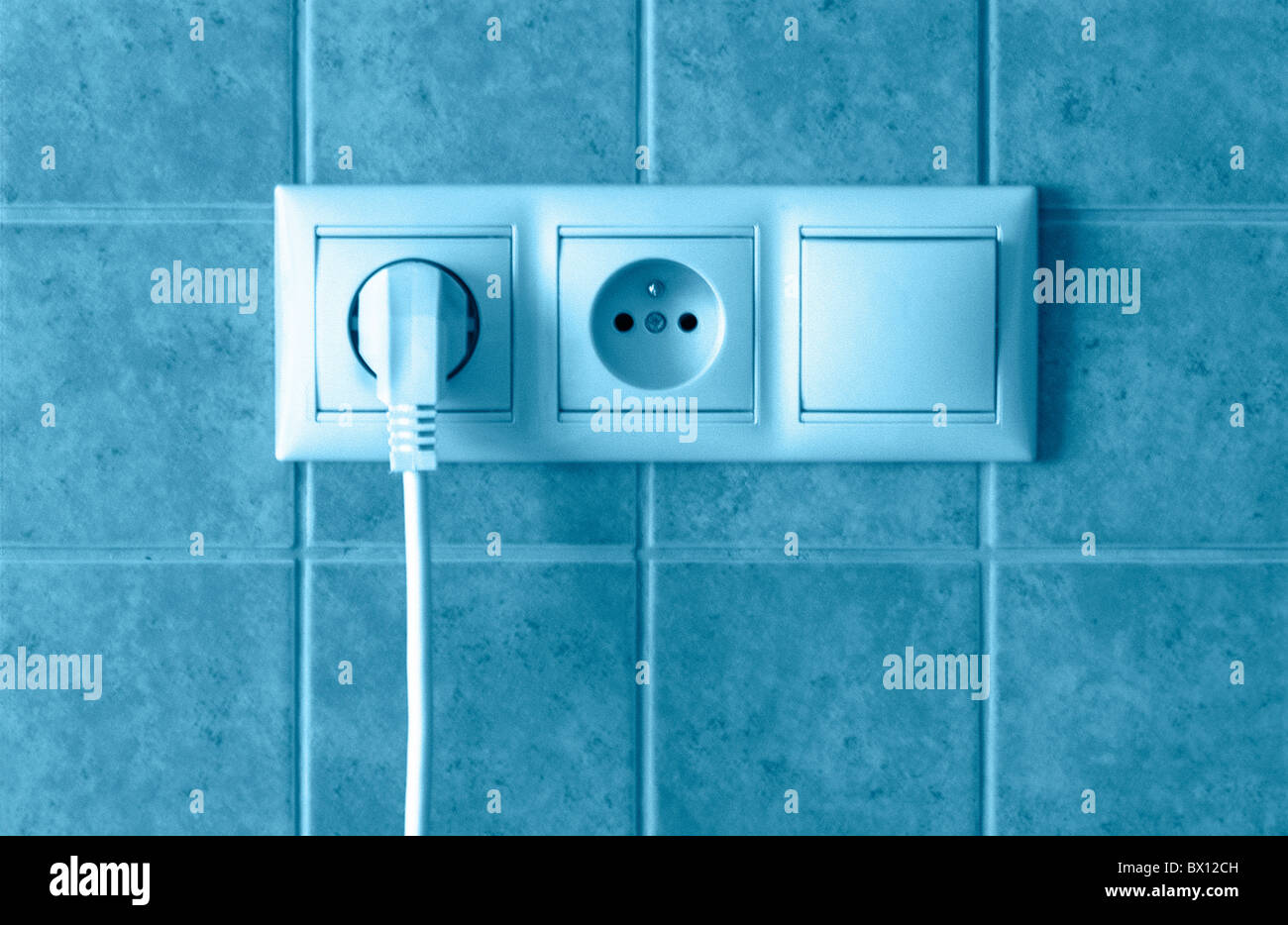 electricity plug switch energy power socket outlet protective ground ...