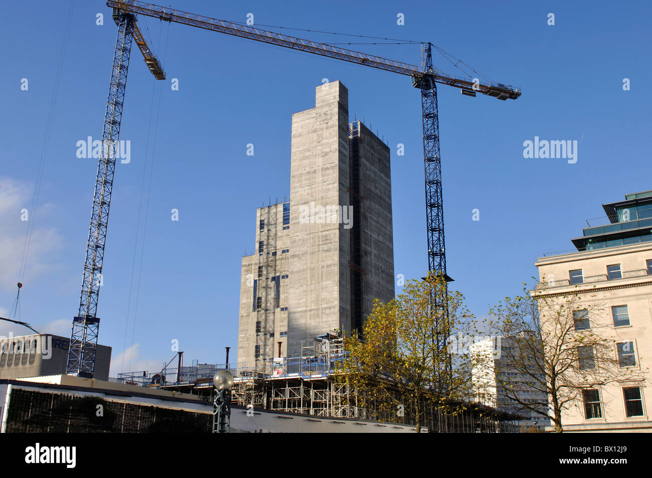New library construction, Birmingham, West Midlands, England, UK Stock ...