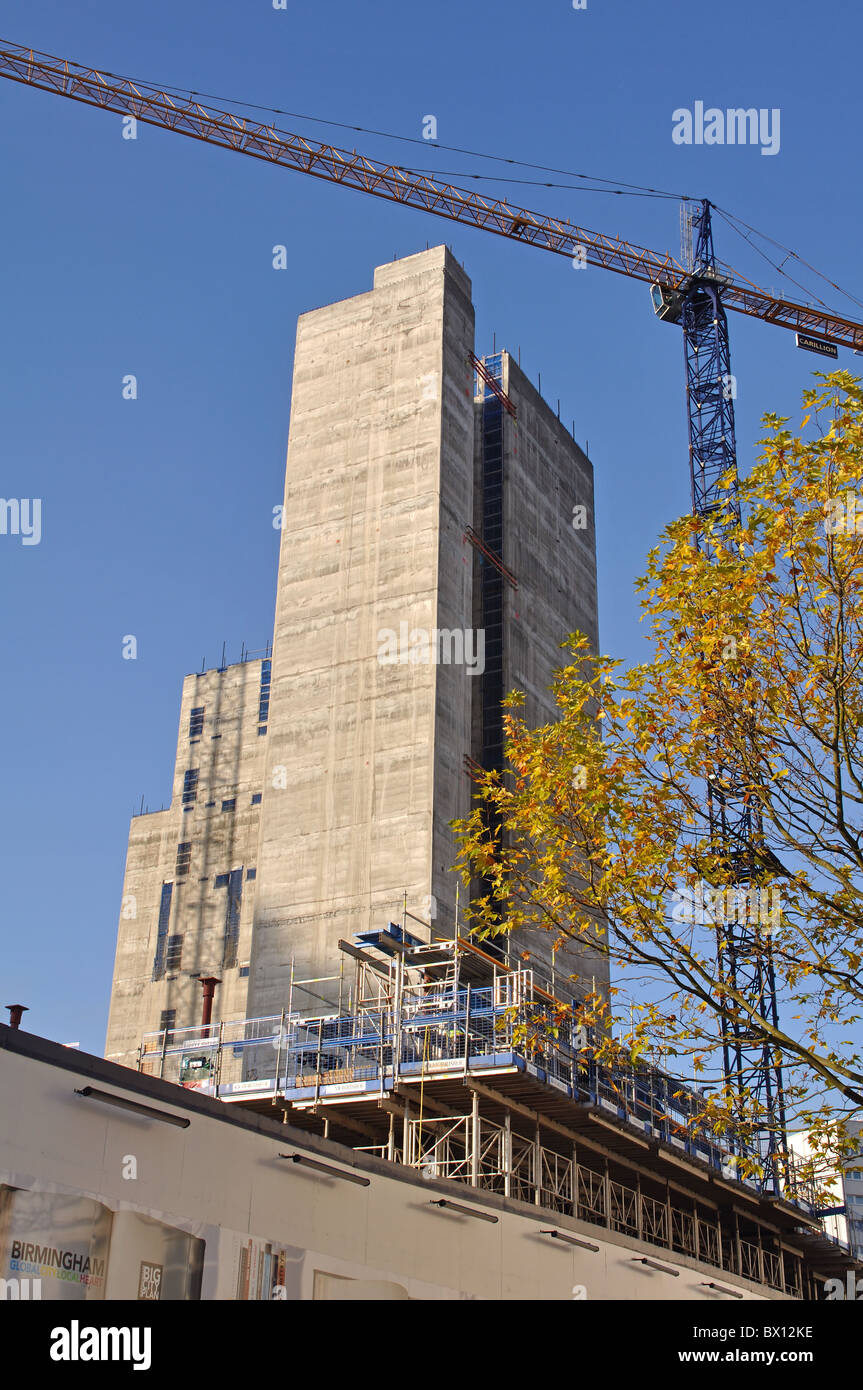 New library construction, Birmingham, West Midlands, England, UK Stock ...