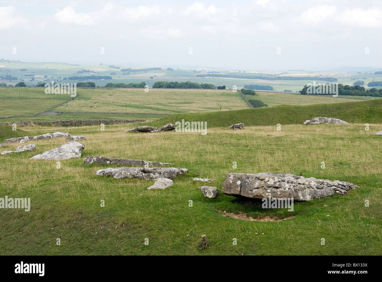 Arbor Low Stone Circle and Henge, Hartington, Derbyshire, Peak District ...