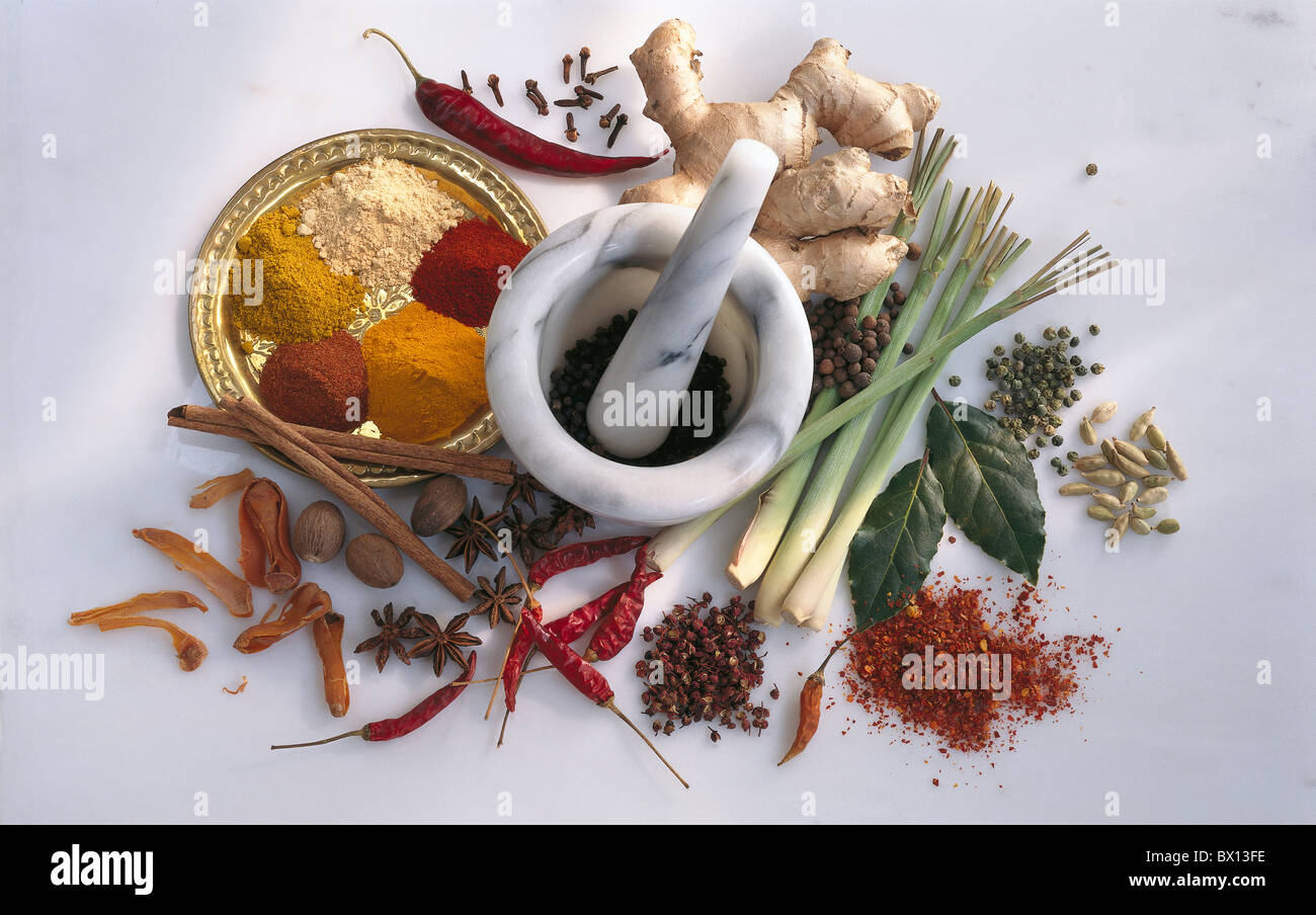 Asia Assorted Bay Cardamom Chili Chilli Cinnamon Cloves Condiments ...