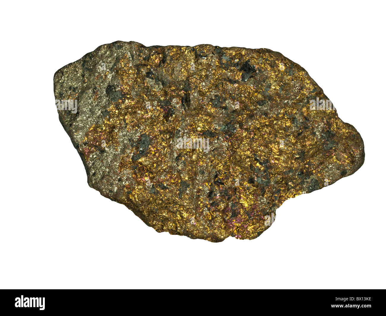 Chalcopyrite ( Copper Iron Pyrites ) CuFeS2 Stock Photo - Alamy