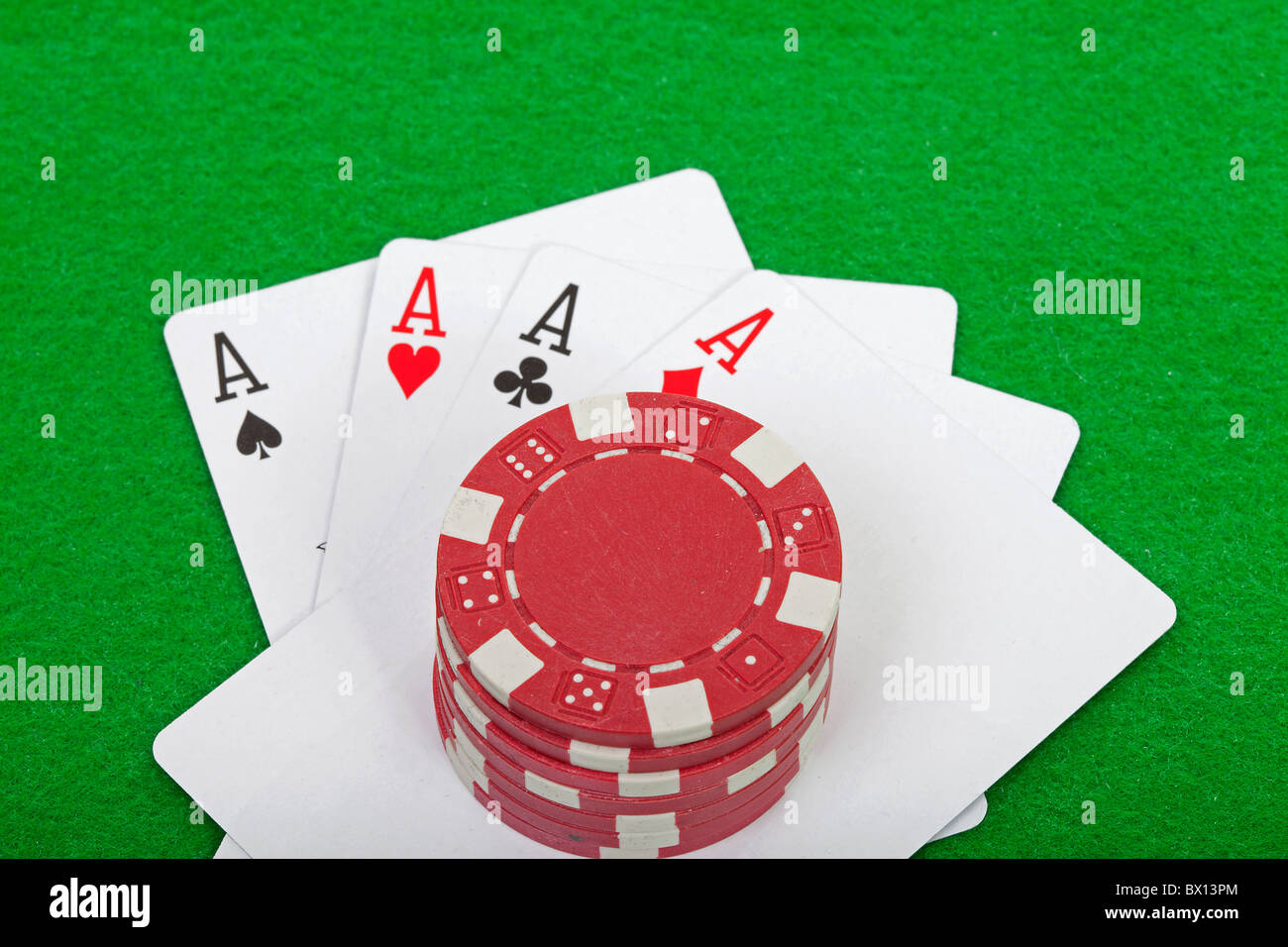 Poker hand winning cards hi-res stock photography and images - Alamy