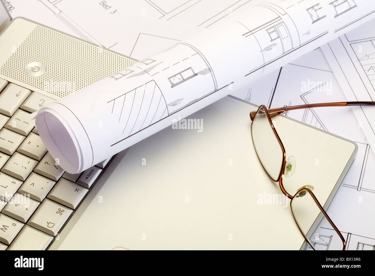 Floor plan elevation drawings hi-res stock photography and images - Alamy