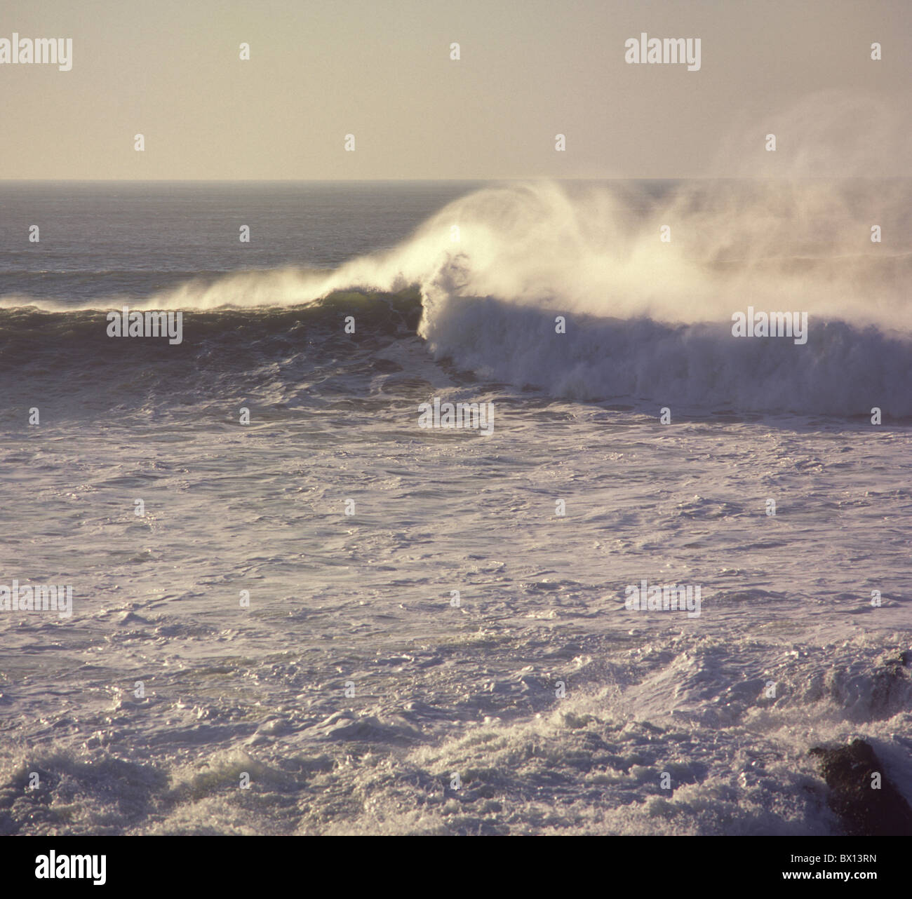 sea surf waves foam Devon England Europe Stock Photo - Alamy