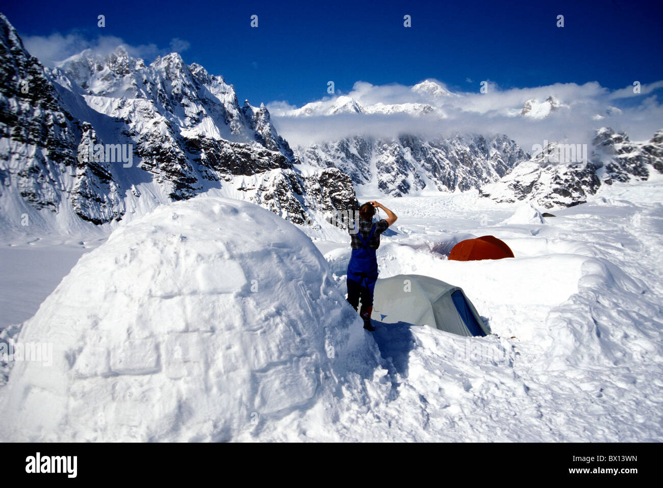 Alaska camping hiking Igloo man mountains photographing Sheldon ...