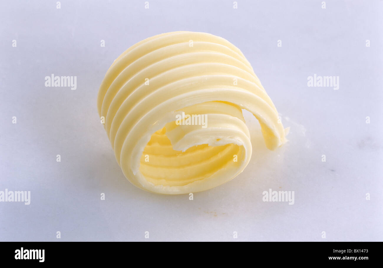 Butter Curl Dairy Fat Fats food s Freestanding Fresh Ingredients ...