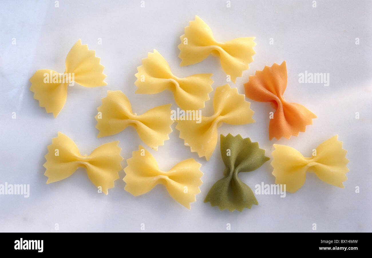 Colourful Cooked Farfalle food s Freestanding Ingredients Italy Europa ...