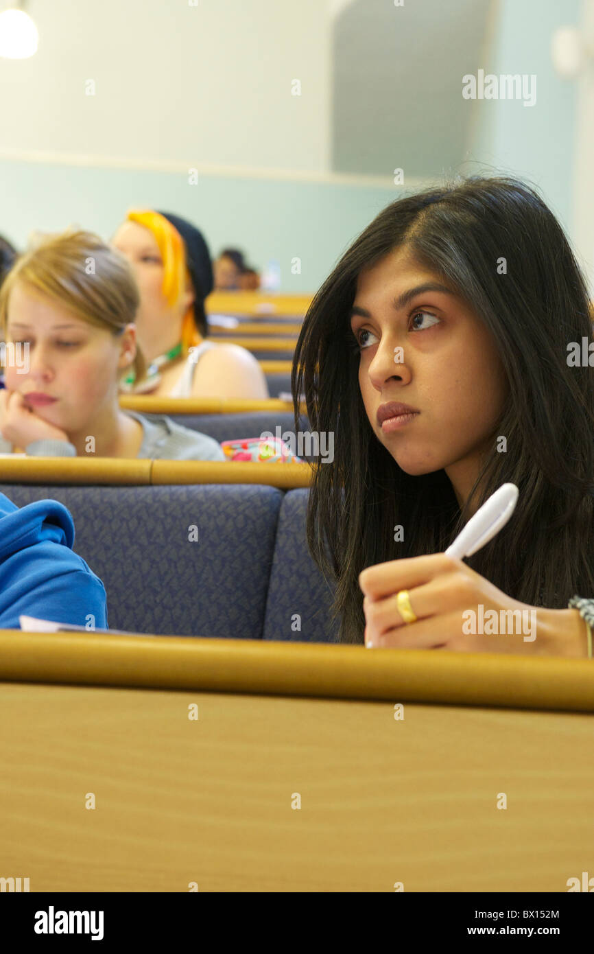 University students attend class Stock Photo - Alamy