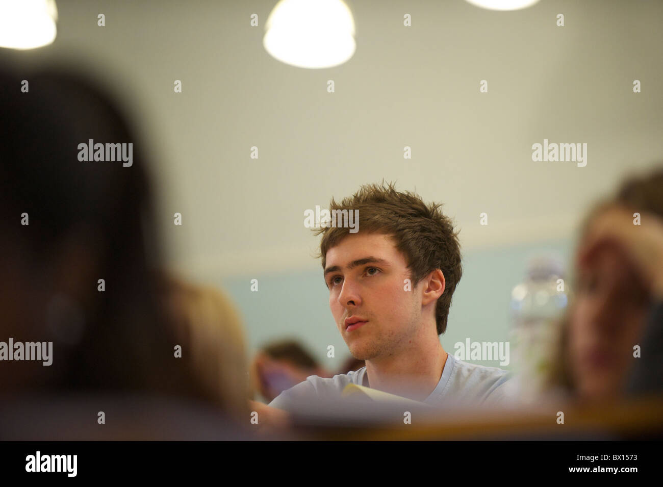 University students attend class Stock Photo - Alamy
