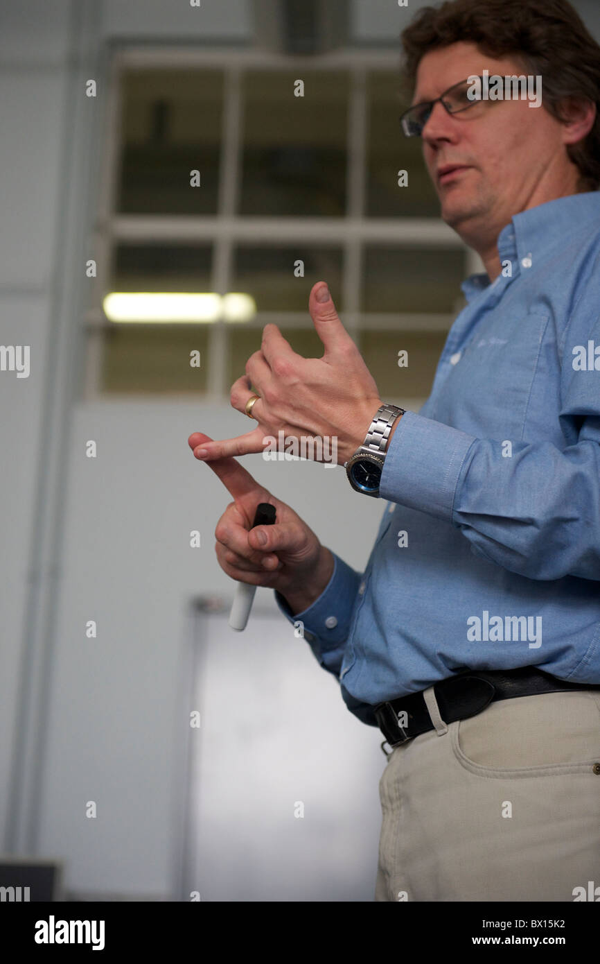 University students attend class Stock Photo - Alamy