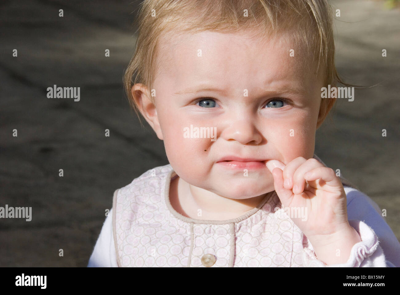 Finger chewing hi-res stock photography and images - Alamy