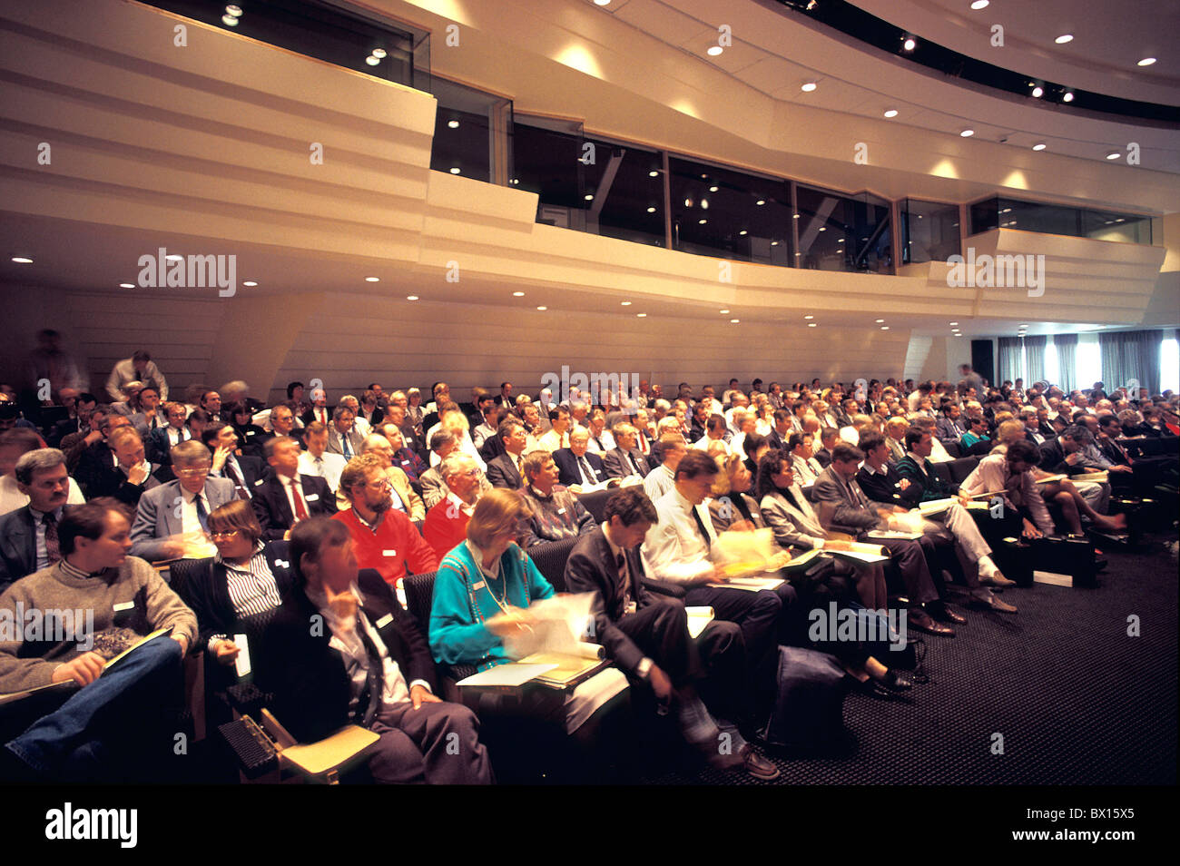 audience auditorium Business commercial world conference hall listener ...