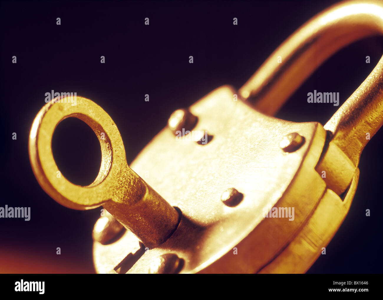 castle key Padlock prevention safety security Stock Photo - Alamy