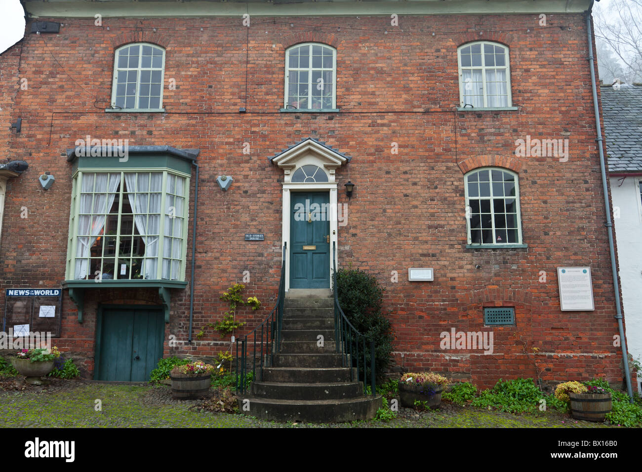 Old house in Montgomery, Powys, Wales UK Stock Photo - Alamy