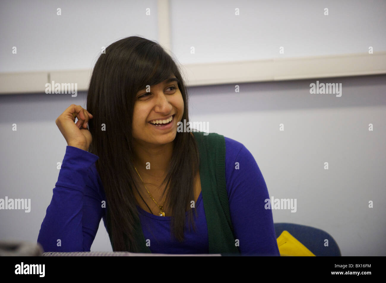 University students attend class Stock Photo - Alamy