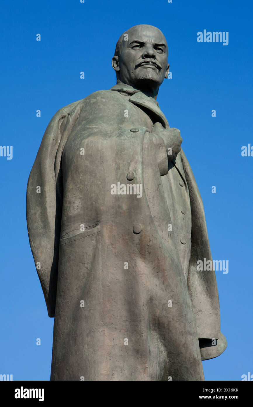Statue of the Russian communist revolutionary and politician Vladimir ...