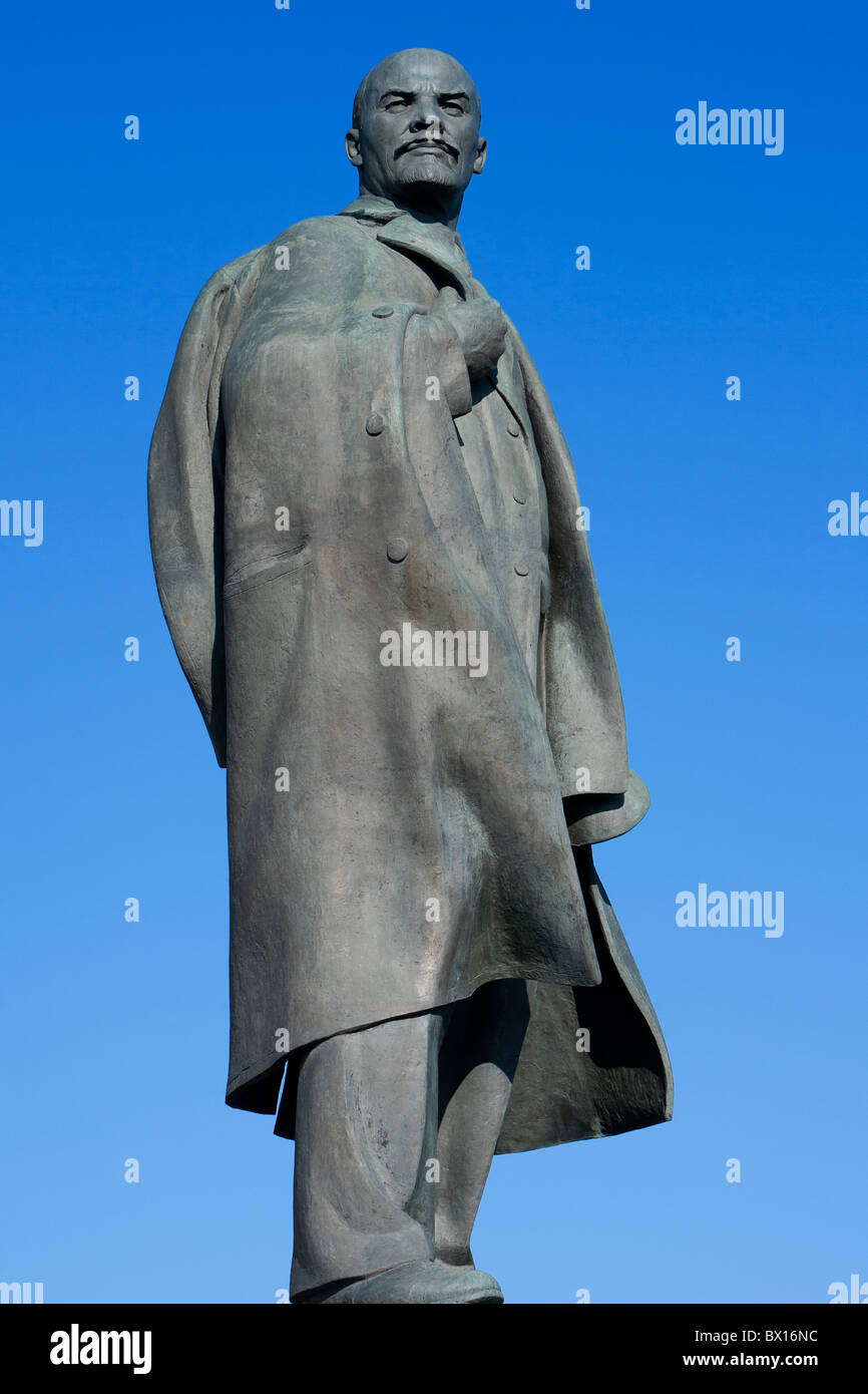 Statue of the Russian communist revolutionary and politician Vladimir ...