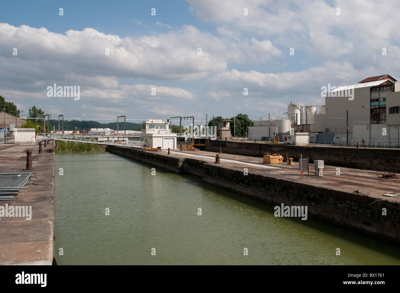 Industrial zone, Bassins a flots, Bordeaux, France Stock Photo - Alamy