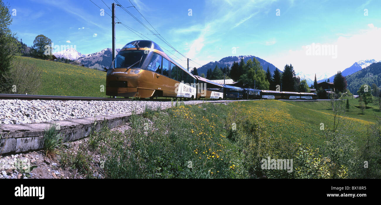 Bern Berne Bernese Oberland canton express golden Gstaad Panoramic pass ...