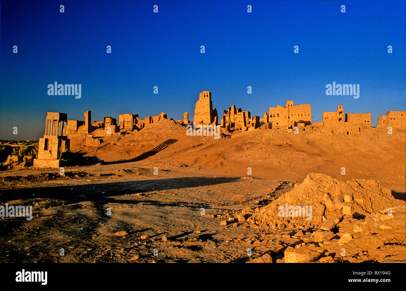 Old Marib bombed During Civil War Marib North-east Yemen Arabia Orient ...