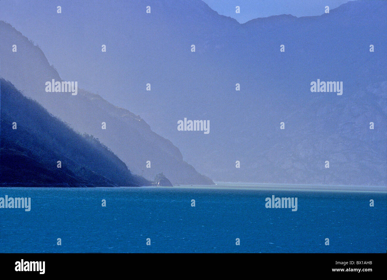 Chile South America Magellan Strait XII Region coast sea landscape ...