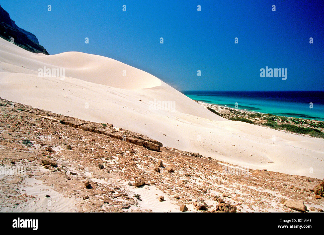 Great Arher Dune Socotra Island Arabian Sea Yemen Arabia Orient landscape Stock Photo - Alamy