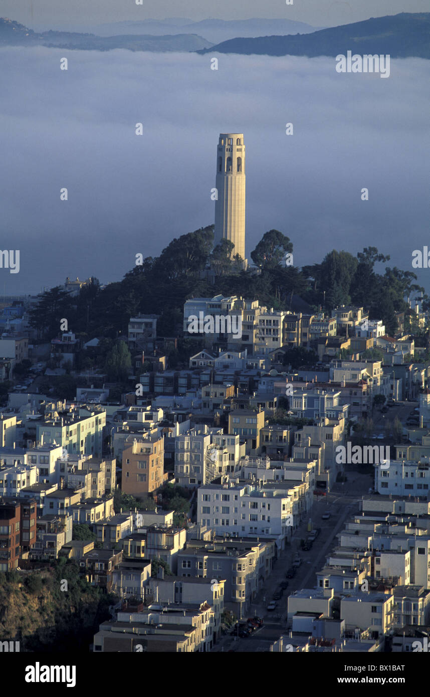 California Coit Tower San Francisco USA America United States North ...